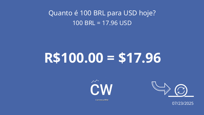 100 BRL para USD | Converta Brazilian Reals em US Dollars Agora ... 100 BRL para USD | Converta Brazilian Reals em US Dollars Agora ...
